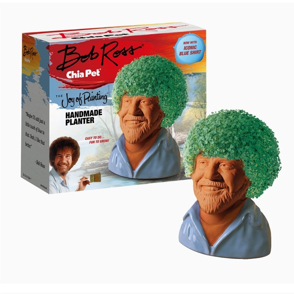 Chia Pet | Accents | Bob Ross The Joy Of Painting Chia Pet Planter ...